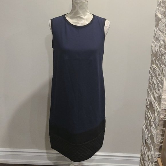 Sandro Ferrone | Dresses | Nwt Sandro Ferrone Sleeveless Blue And Black ...